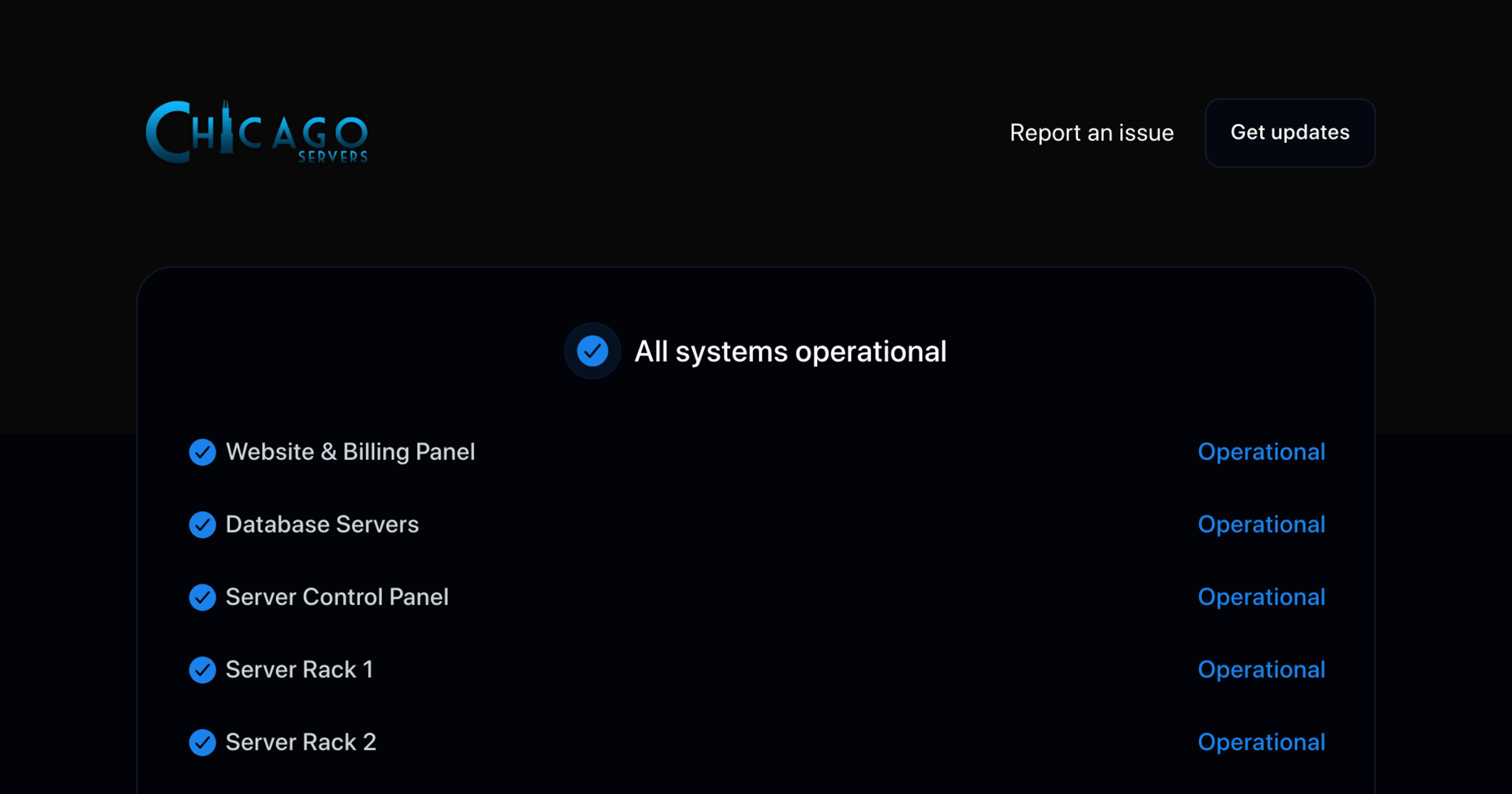 ChicagoServers - Status